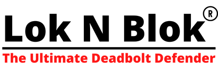 Lok-N-Blok Ultimate Deadbolt Defender For Home Security