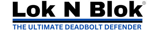 Lok N Blok Deadbolt Door Lock Defender For Home Security – Lok-N-Blok